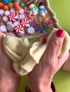 DIY Playdoh Gingerbread house kits - A girl and a glue gun