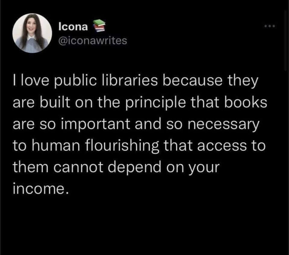 Support your local library SVG - A girl and a glue gun