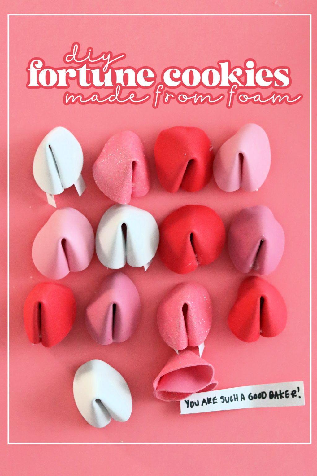 DIY Fortune cookie gift - A girl and a glue gun