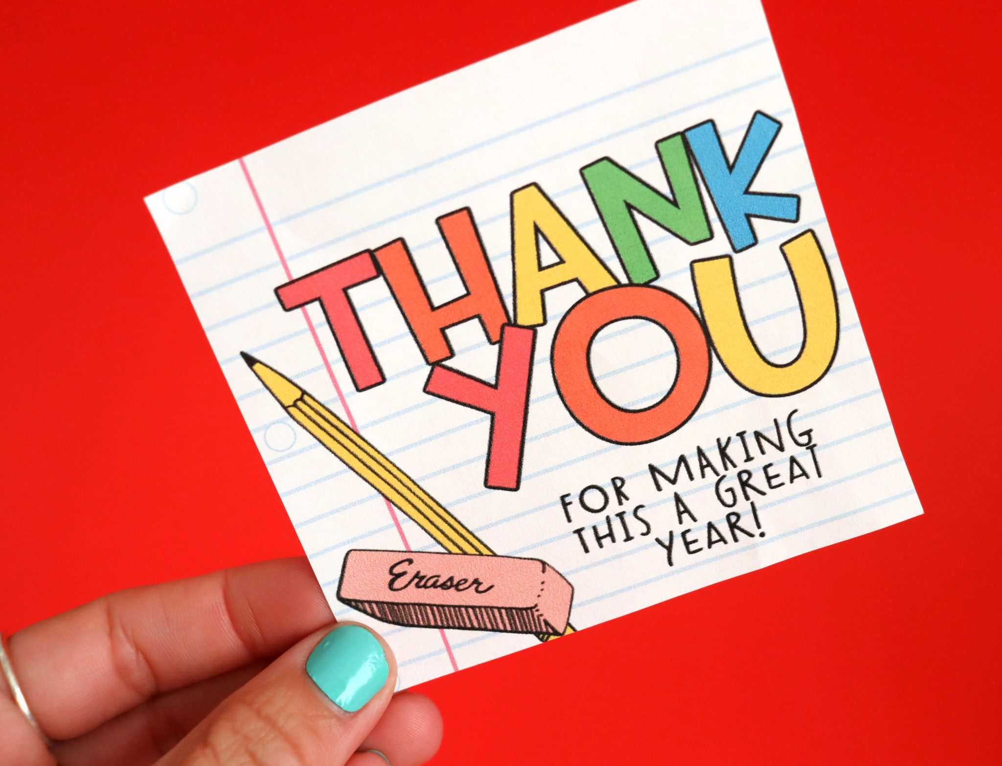 Teacher appreciation gift - A girl and a glue gun