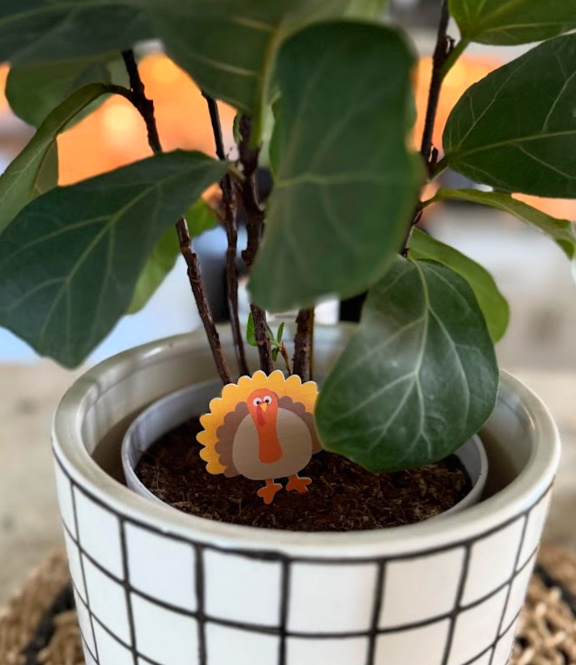 Turkey Hide and Seek Game for Kids - A girl and a glue gun