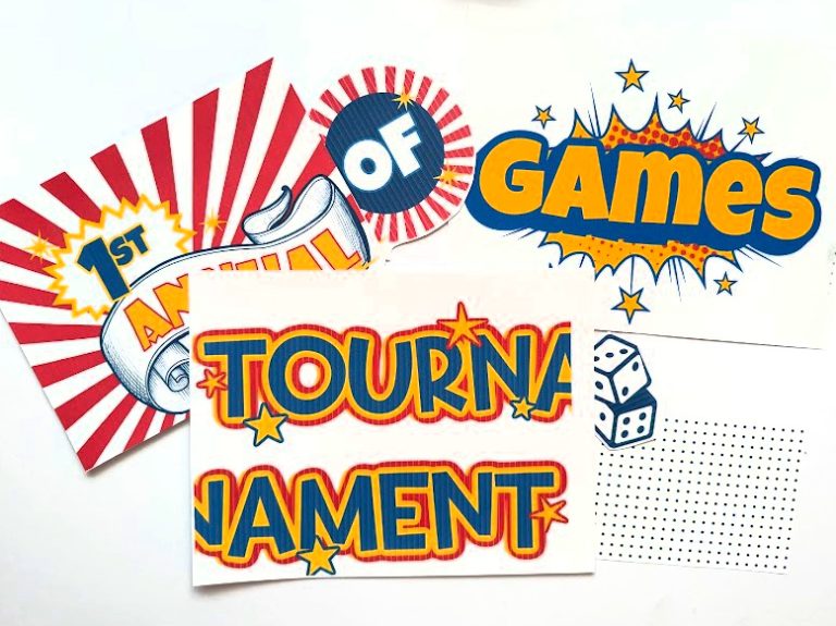 Annual Tournament Of Games - A girl and a glue gun