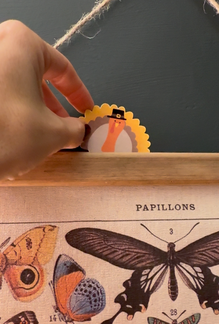 Turkey Hide and Seek Game for Kids - A girl and a glue gun