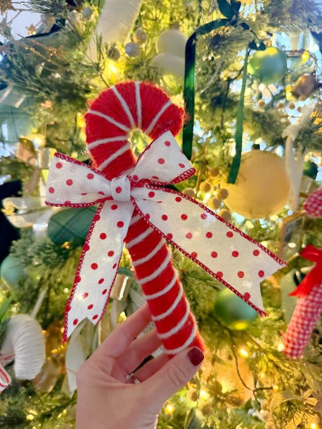 Candy Cane DIY - A girl and a glue gun