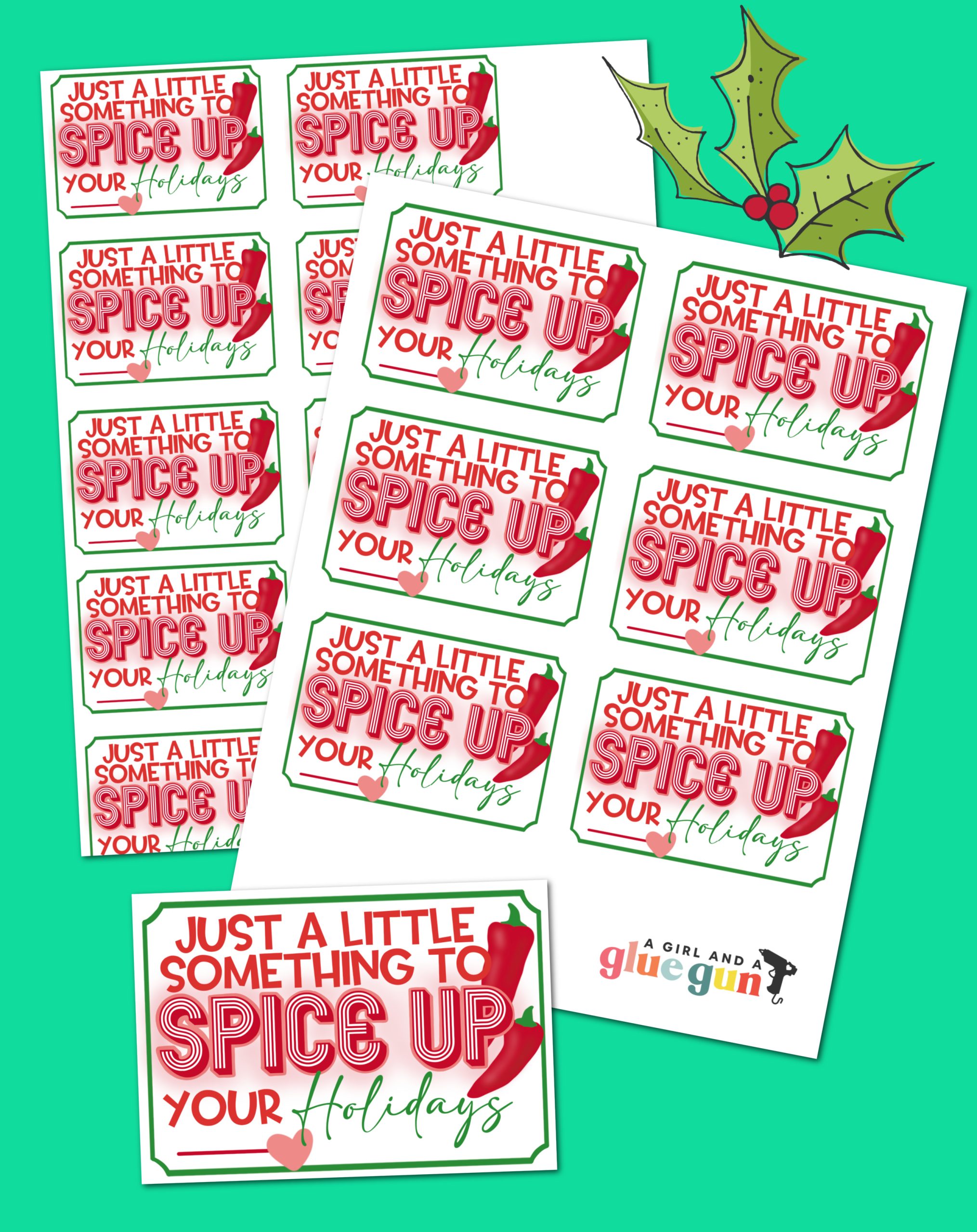 Printable Salsa Gift Tag for Neighbors (Easy Christmas Gift Idea) - A ...