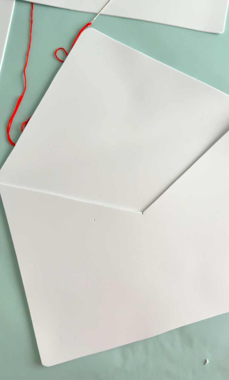 DIY Foam Envelope Door Hanger for Valentine’s Day - A girl and a glue gun