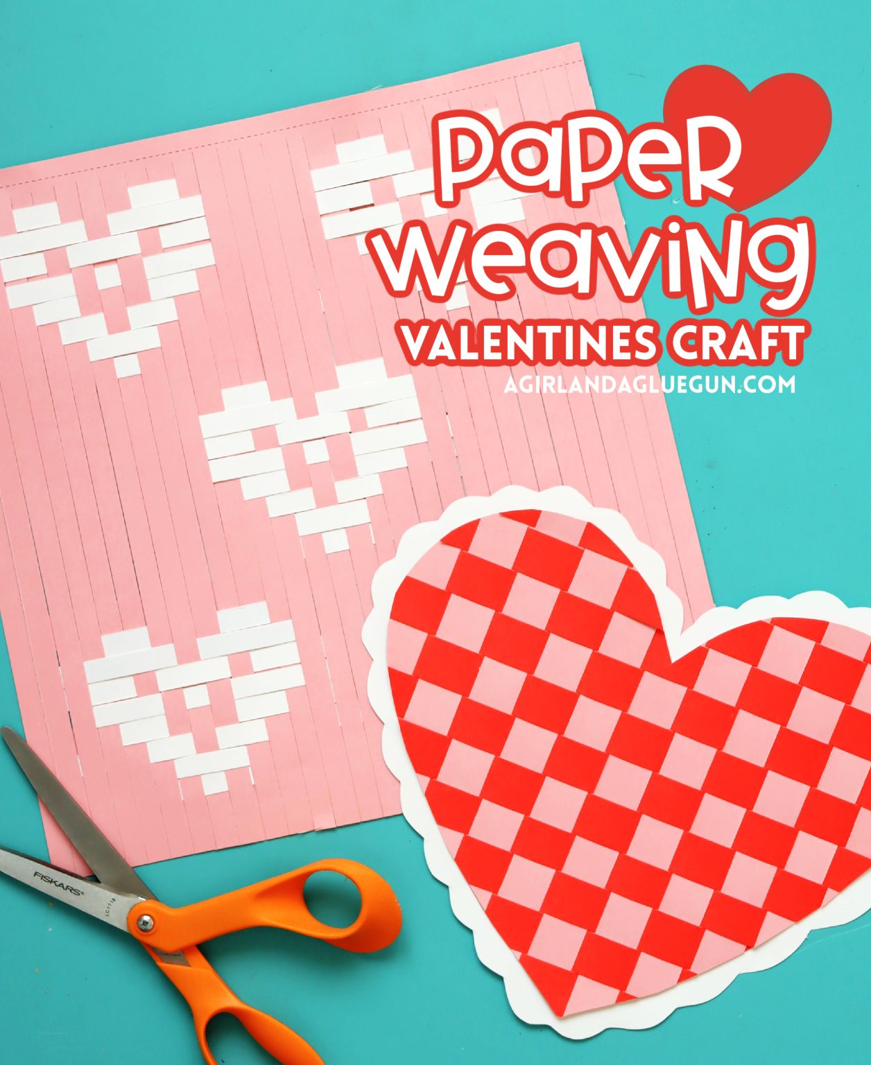 Paper Weaving Heart Craft for Kids (Easy Valentine’s Day Activity) - A ...