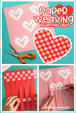 Paper Weaving Heart Craft for Kids (Easy Valentine’s Day Activity) - A ...