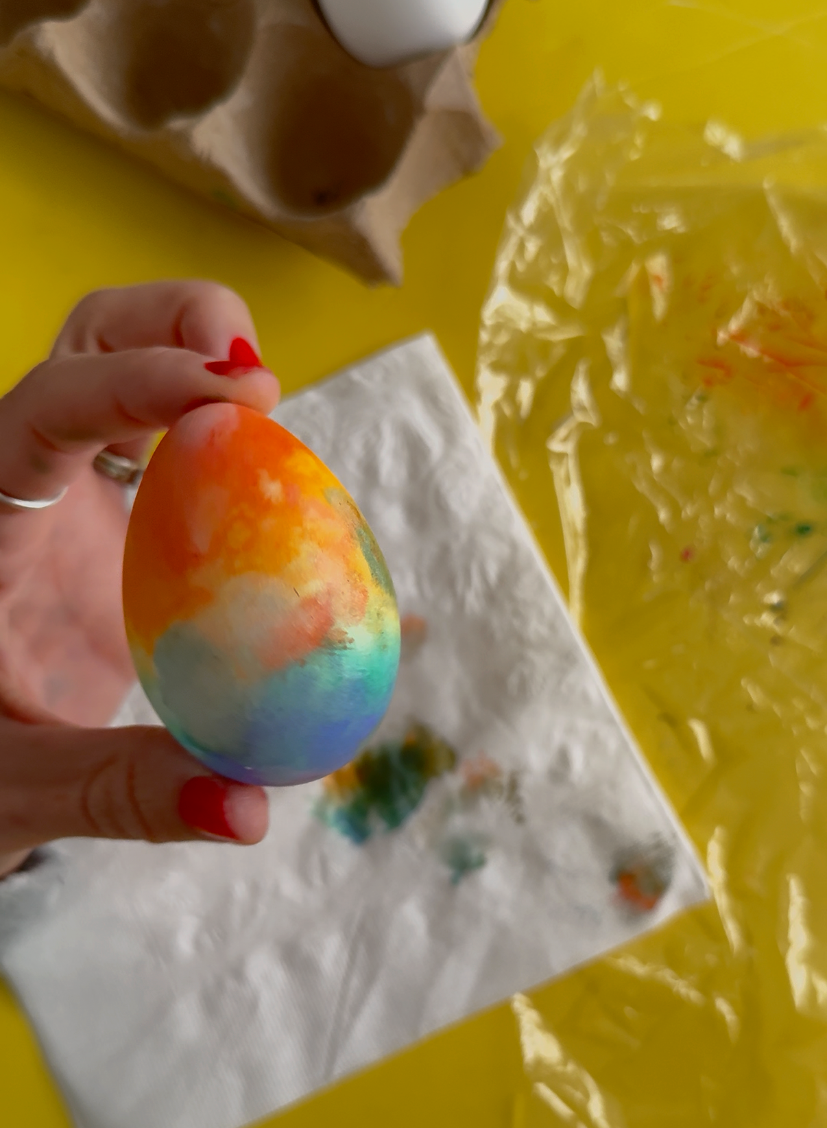 Watercolor Knockoff Egg Craft for Kids (Easy Easter Art Project) - A ...